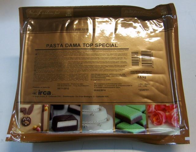 PASTA DI ZUCCHERO DAMA TOP 2,5 KG IRCA | Arcobaleno Party
